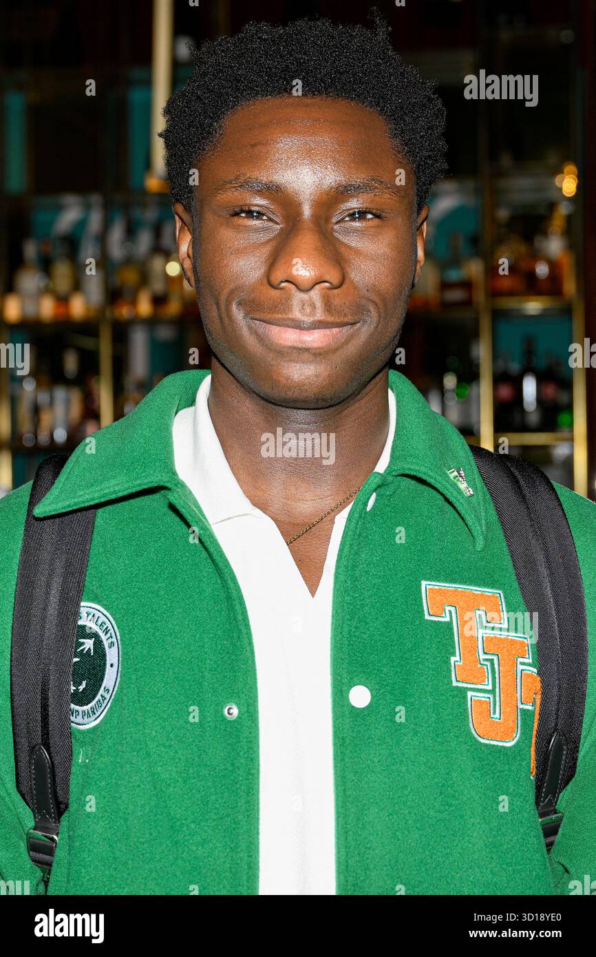 Moise Kouame during an evening gathering of the "Team BNP Paribas ...