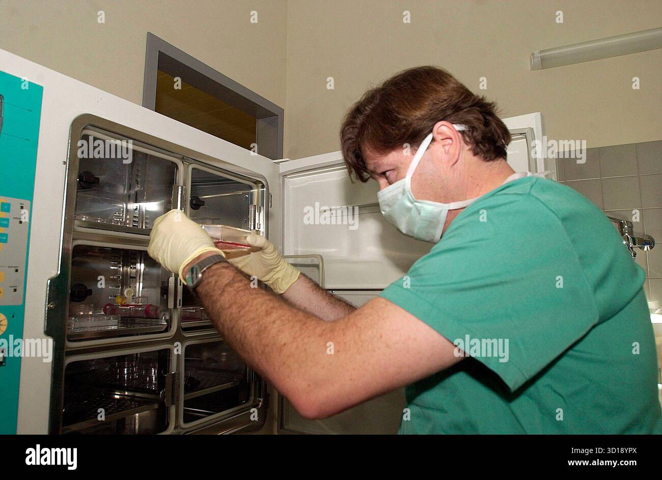 hospital staff wearing a face mask, hygiene in health care hospital ...