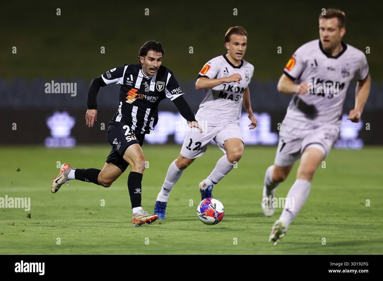 Callum Talbot of the Bulls loses the ball as runs during the A-League ...