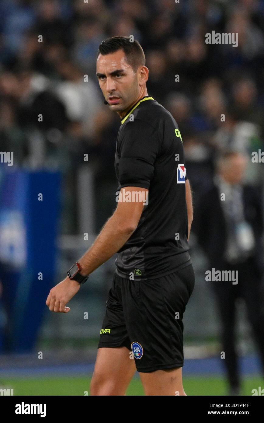 Andrea Colombo referee during the Serie A Enilive soccer match between ...