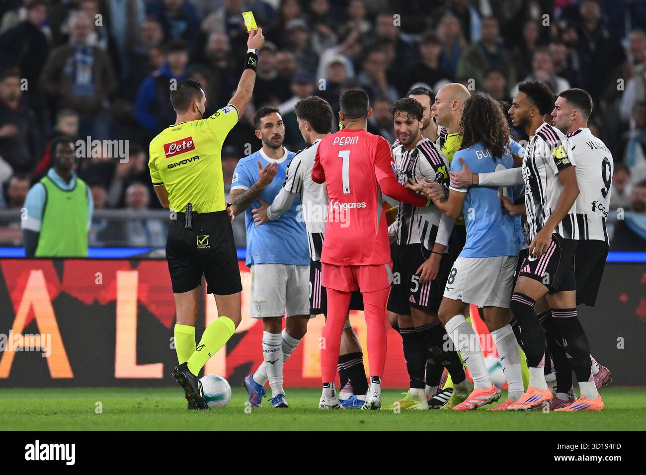 Referee Andrea Colombo participates in the 8th day of the Serie A ...