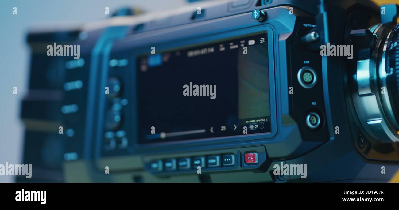 Professional cinema camera displays hi-res stock photography and images ...