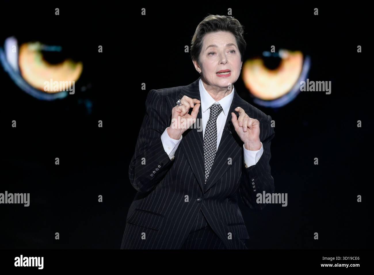 Isabella Rossellini attends the first episode of Rai tv program Belve ...
