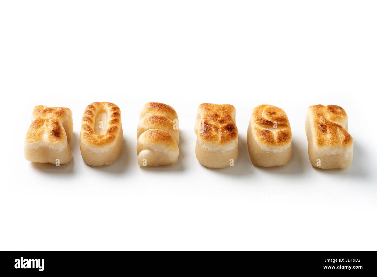 Traditional Spanish marzipan isolated on white background Stock Photo ...