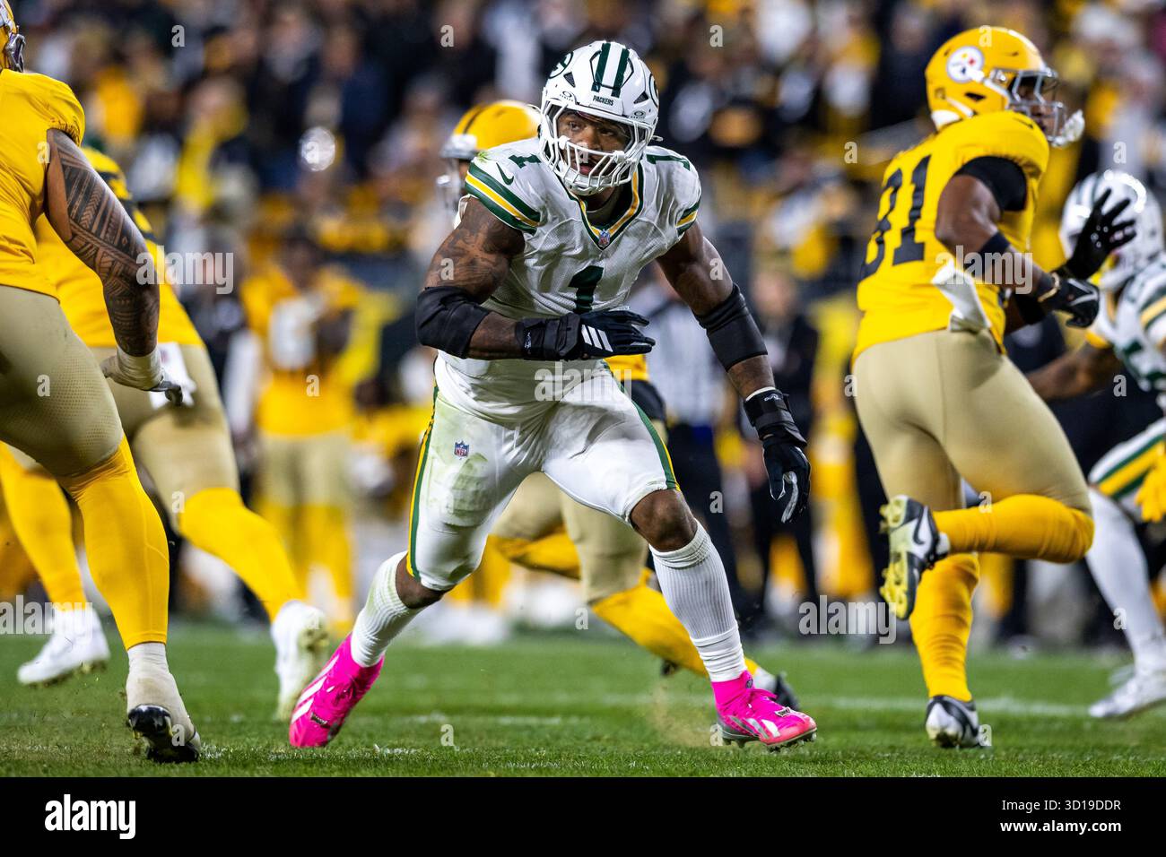 Micah parsons green bay packers hi-res stock photography and images - Alamy