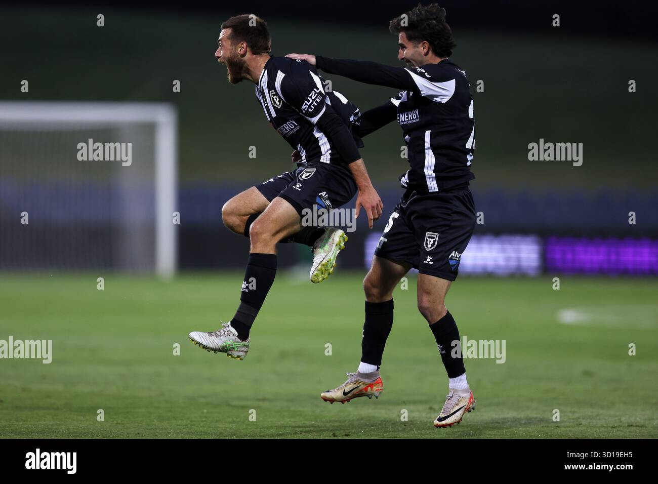 Liam Rose of the Bulls celebrates with Callum Talbot of the Bulls after ...