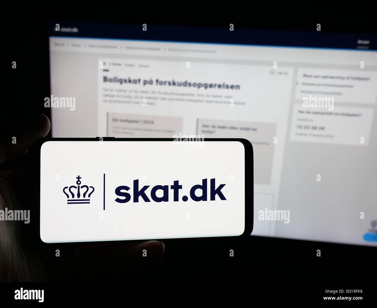 Stuttgart, Germany - 10-20-2025: Person holding smartphone with logo of ...