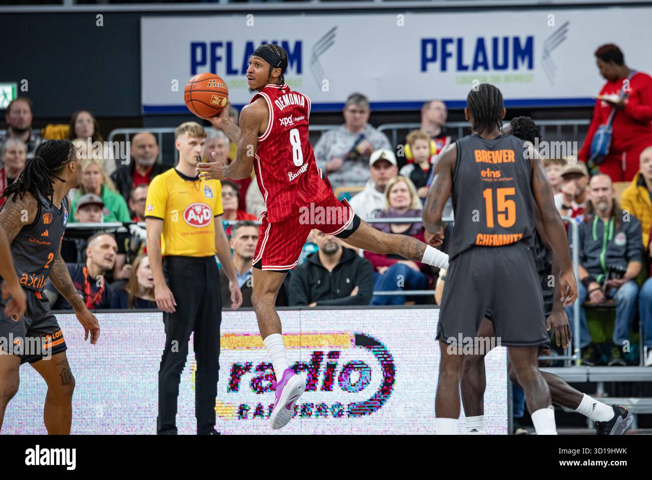 26 October 2025, Bavaria, Bamberg: Basketball, Bundesliga, Season 2025 ...