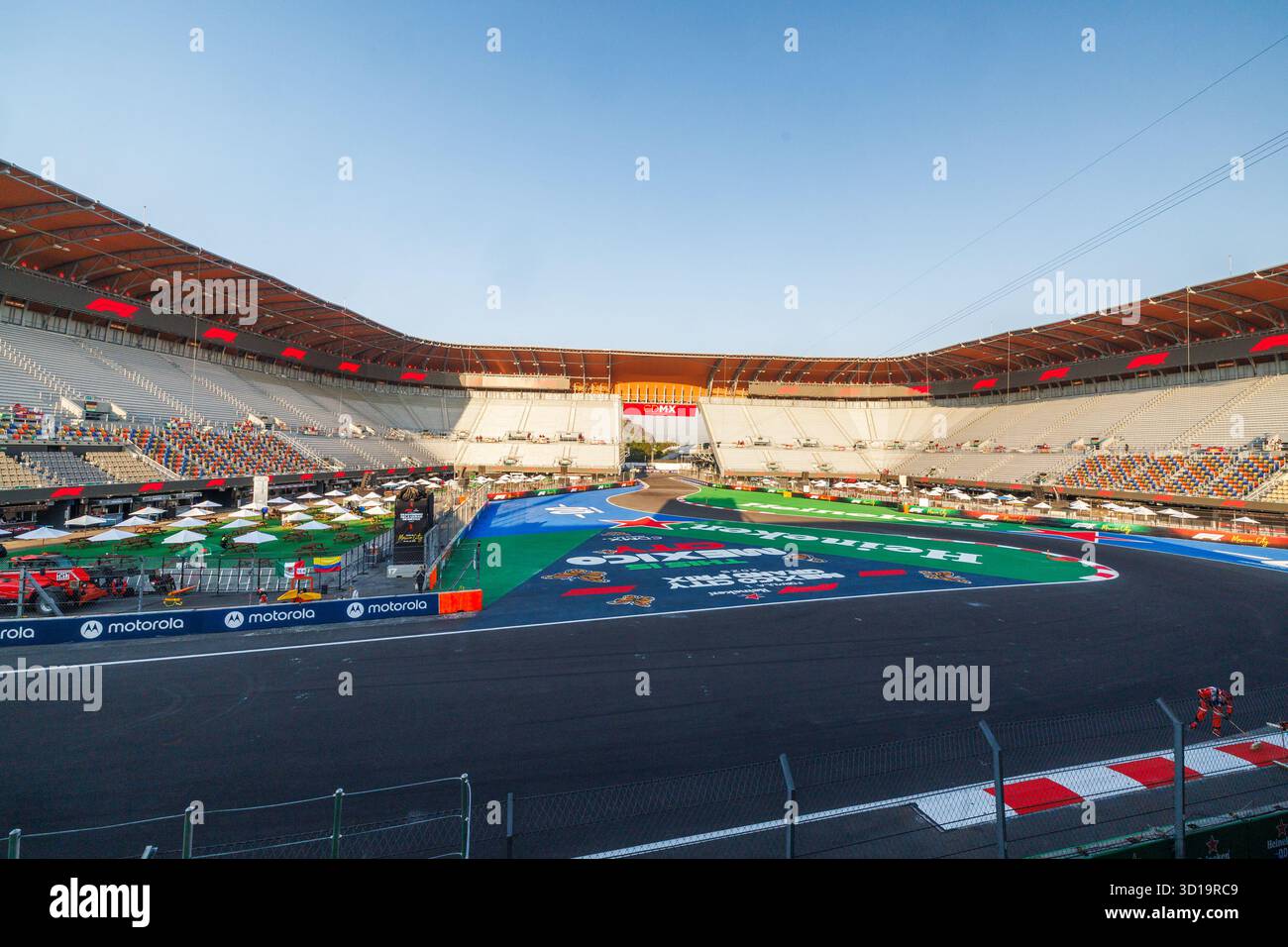 Cdmx, Mexico. 26th Oct, 2025. Foro Sol Stadium before the Formula 1 ...
