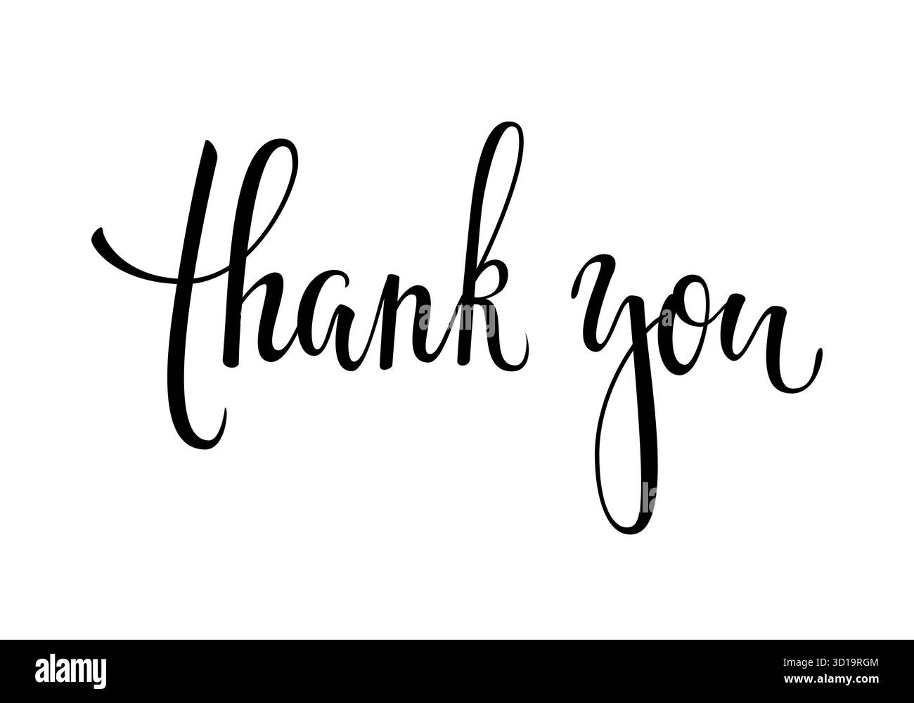 Thank! written on black Black and White Stock Photos & Images - Alamy