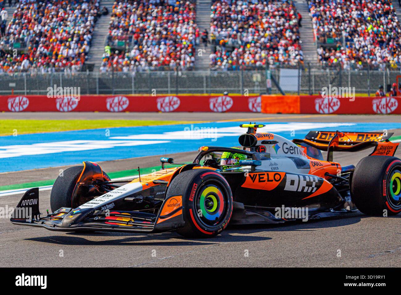Lando Norris of Great Britain and McLaren Formula 1 Team driving the (4 ...