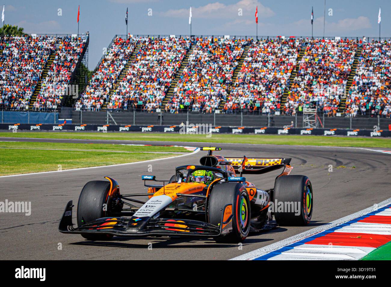 Lando Norris of Great Britain and McLaren Formula 1 Team driving the (4 ...