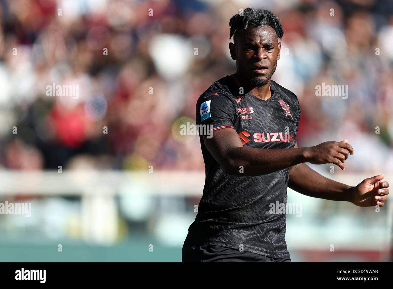 Duvan Zapata of Torino Fc looks on during the Serie A football match ...