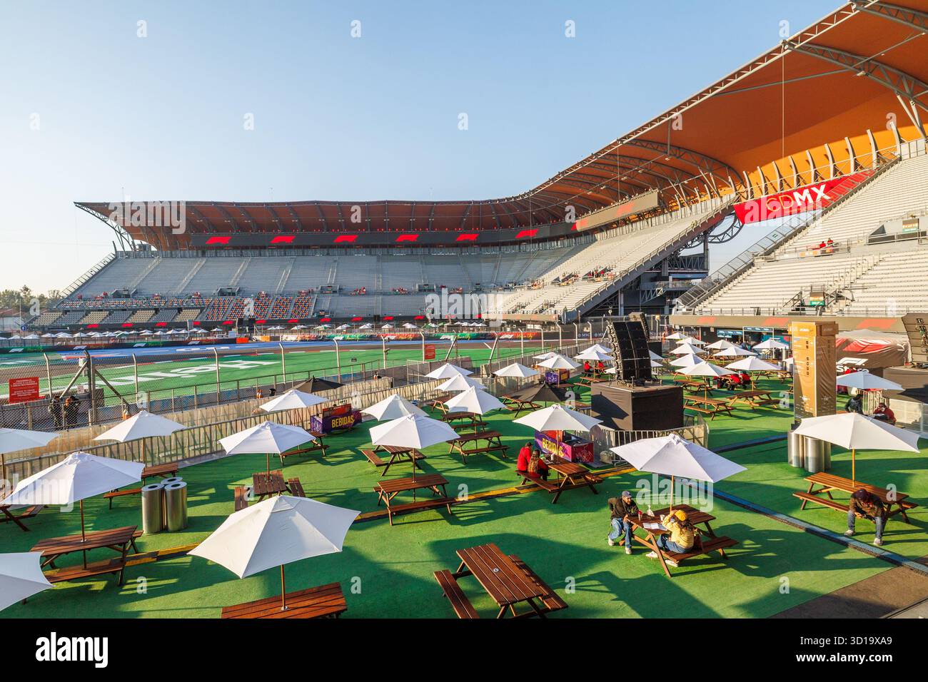 Foro Sol Stadium before the Formula 1 Mexico City Grand Prix at ...
