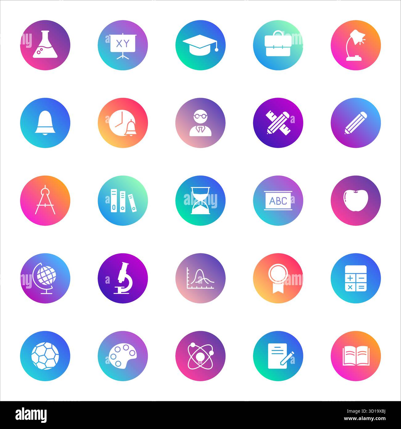 Compass on calculator pencil Stock Vector Images - Alamy