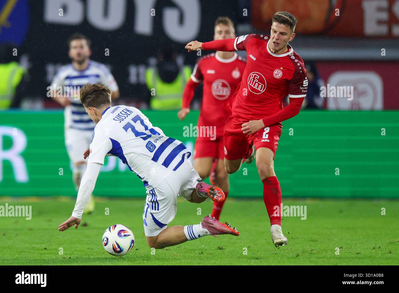 26 October 2025, North Rhine-Westphalia, Duisburg: Soccer: 3rd division ...
