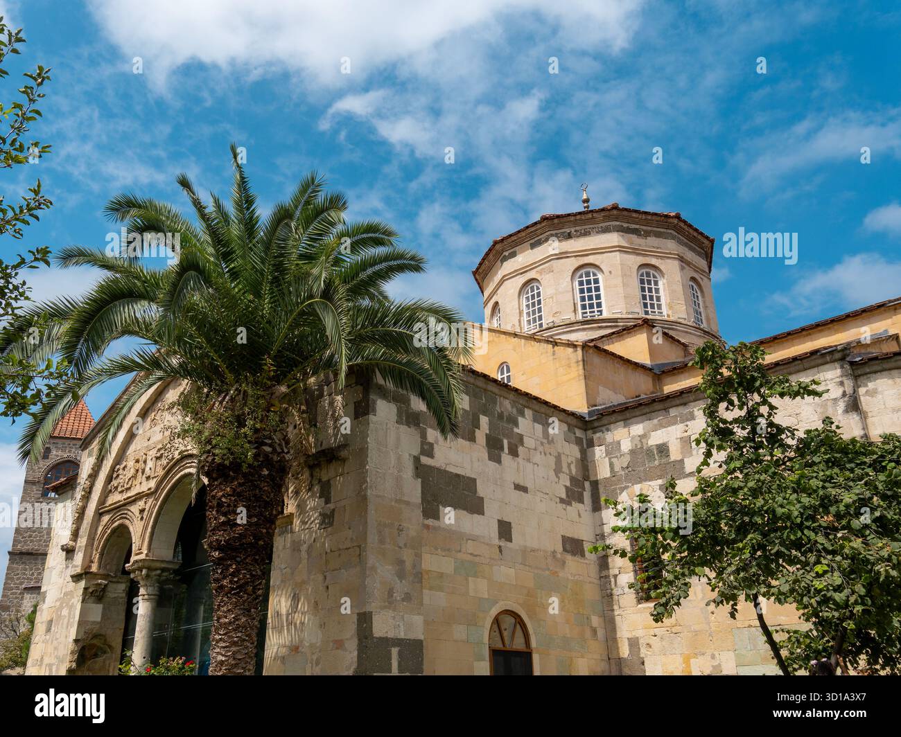 The Ayasofya (Hagia Sophia) Mosque view in Trabzon City of Turkey Stock ...