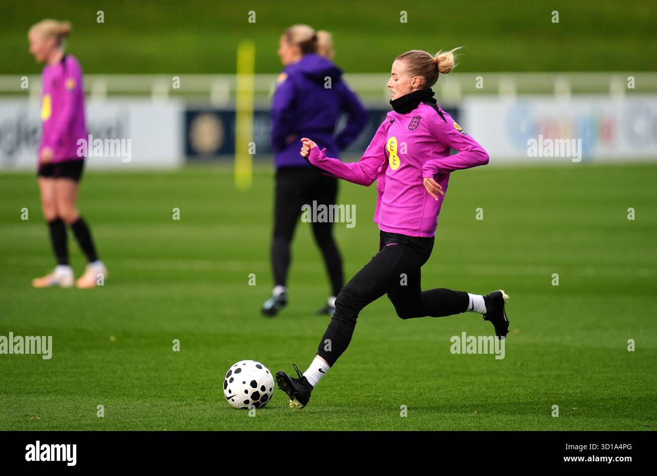 England's Chloe Kelly during a training session at St George's Park ...
