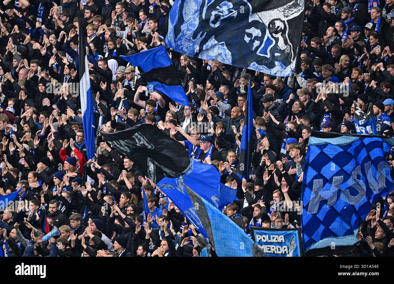 Fans supporters HSV Hamburg Hamburg, October 25, 2025, Football ...