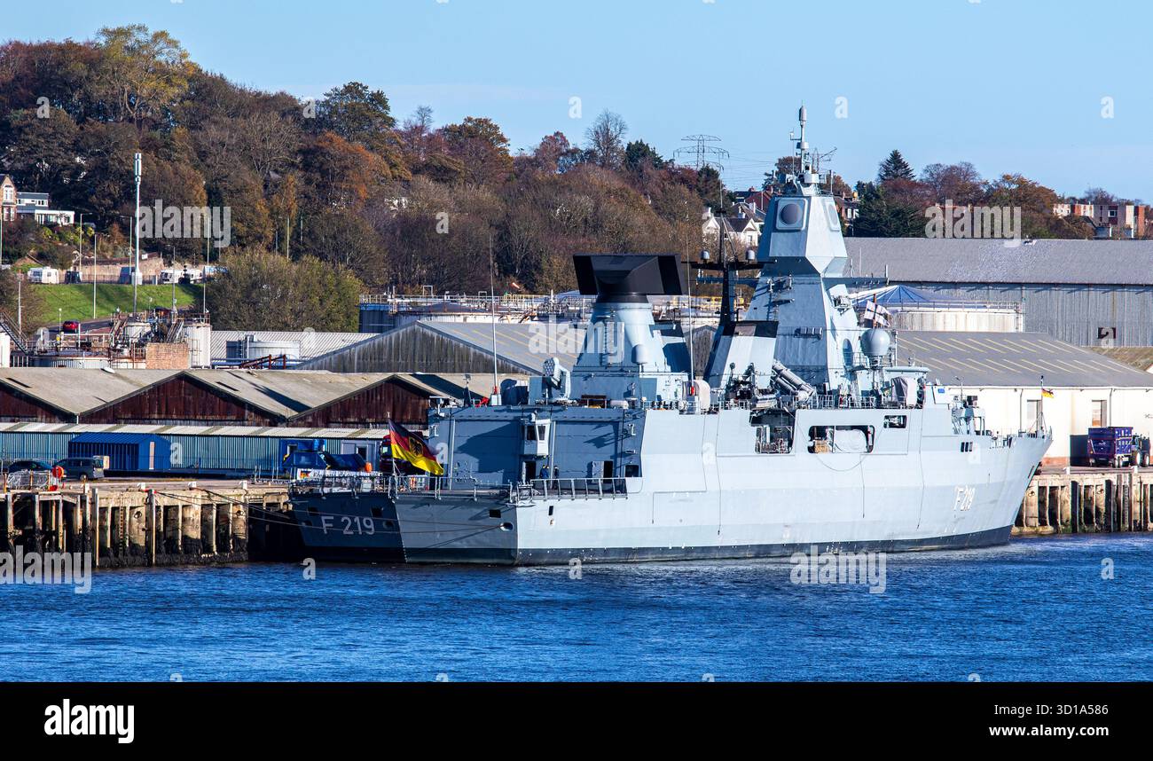 Dundee, Tayside, Scotland, UK. 27th Oct, 2025. NATO Warship: The FGS ...