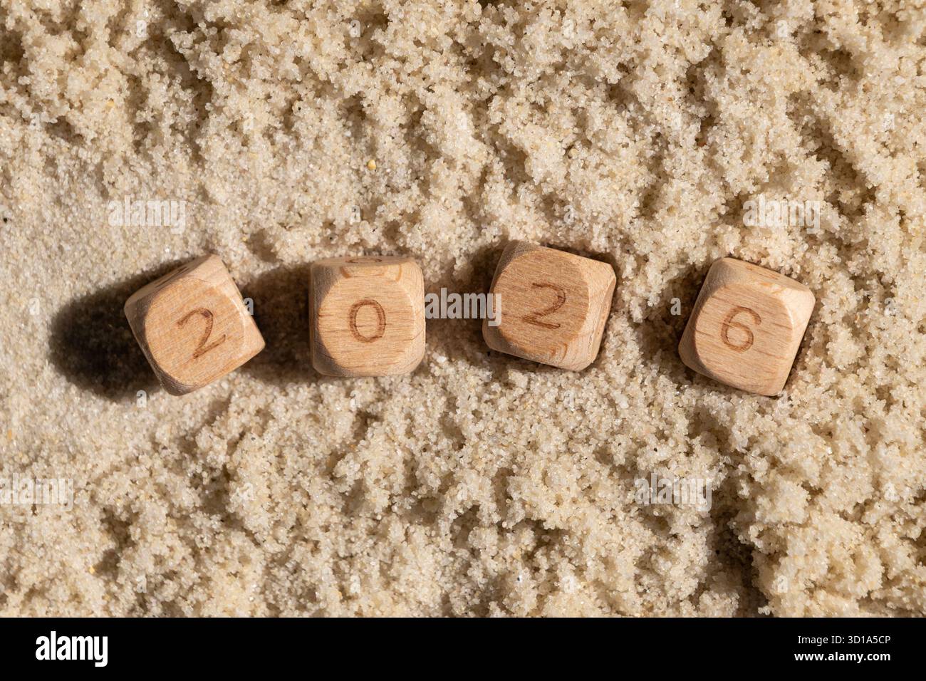 Blocks numbers 2026 year hi-res stock photography and images - Alamy