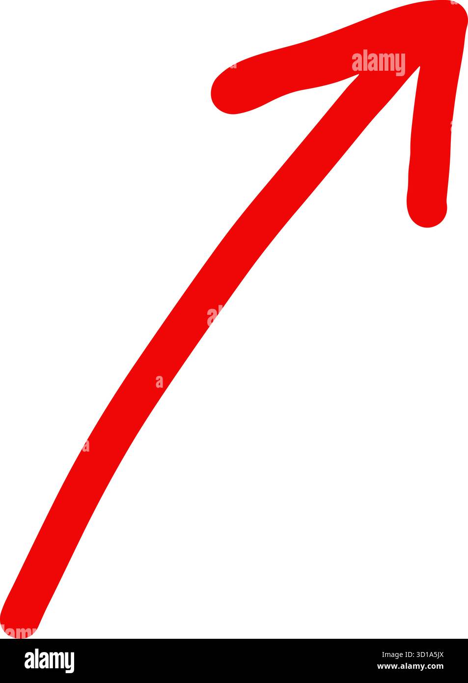 Hand made red arrow Cut Out Stock Images & Pictures - Alamy