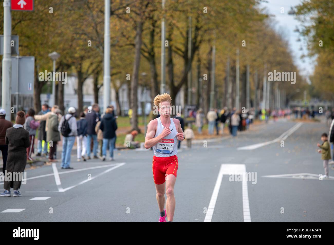 Freek Van De Weerd At The TCS Amsterdam Marathon At Amsterdam The ...