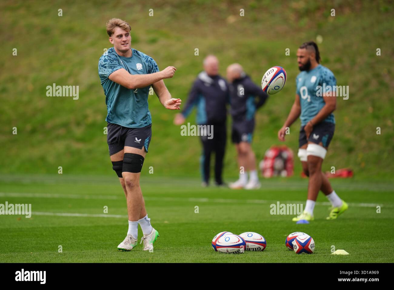 England's Alex Coles during a training session at the England Rugby ...