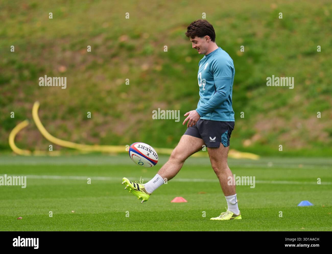 England's Raffi Quirke during a training session at the England Rugby ...