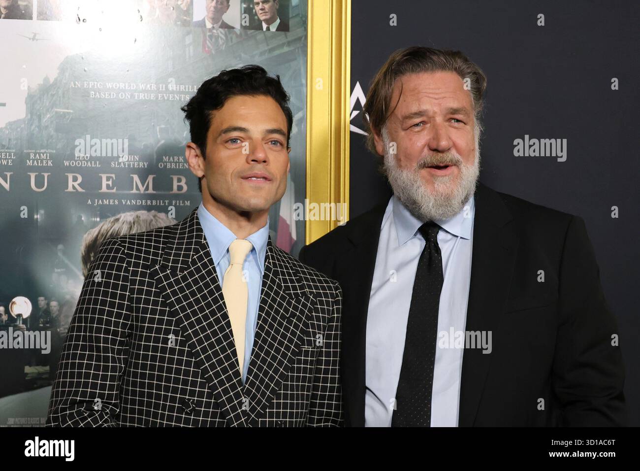 LOS ANGELES - OCT 24: Rami Malek, Russell Crowe at the 2025 AFI FEST ...