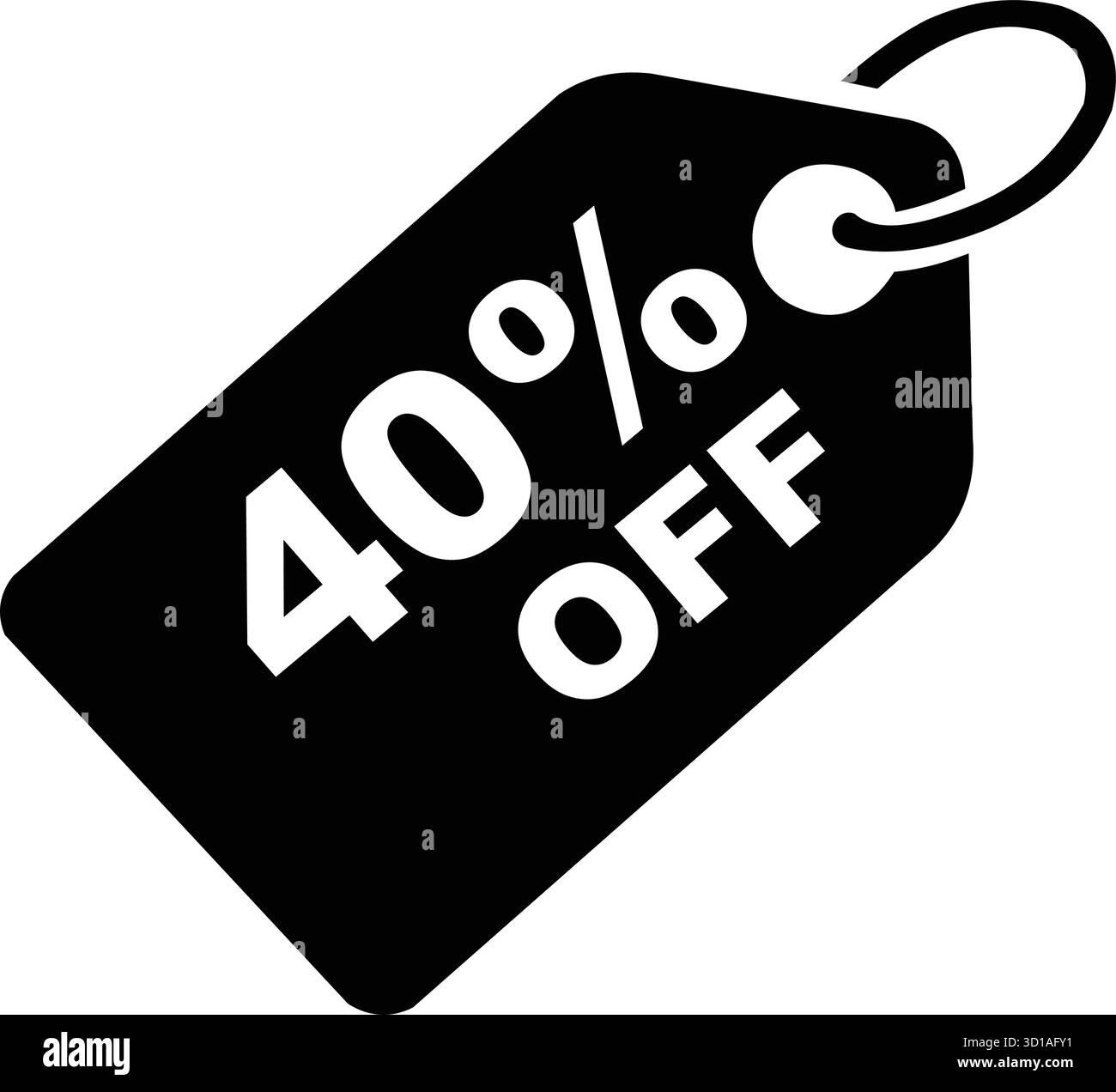 Percent off sale discount Black and White Stock Photos & Images - Alamy