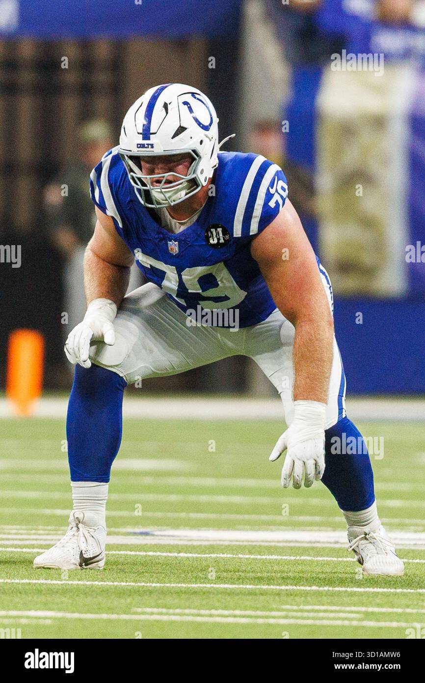 October 26, 2025: Indianapolis Colts offensive lineman Bernhard Raimann ...
