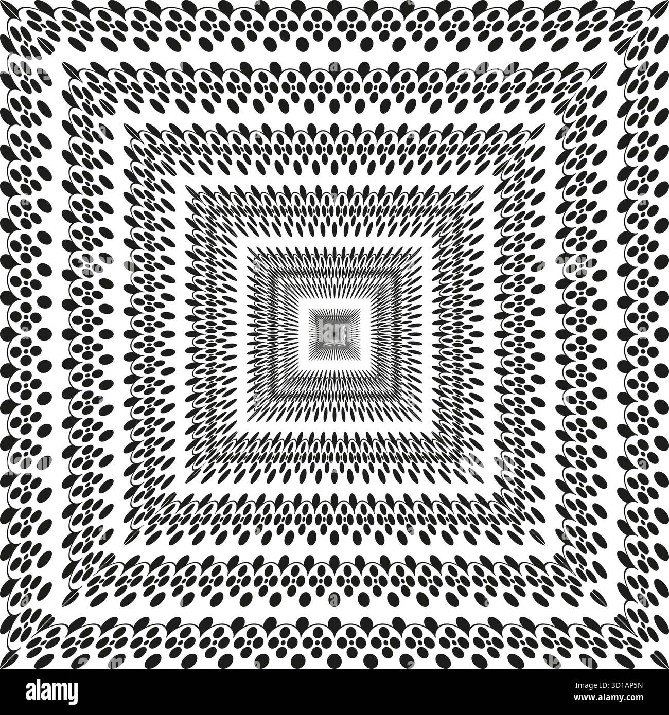 Radial pattern structure repeating Stock Vector Images - Alamy