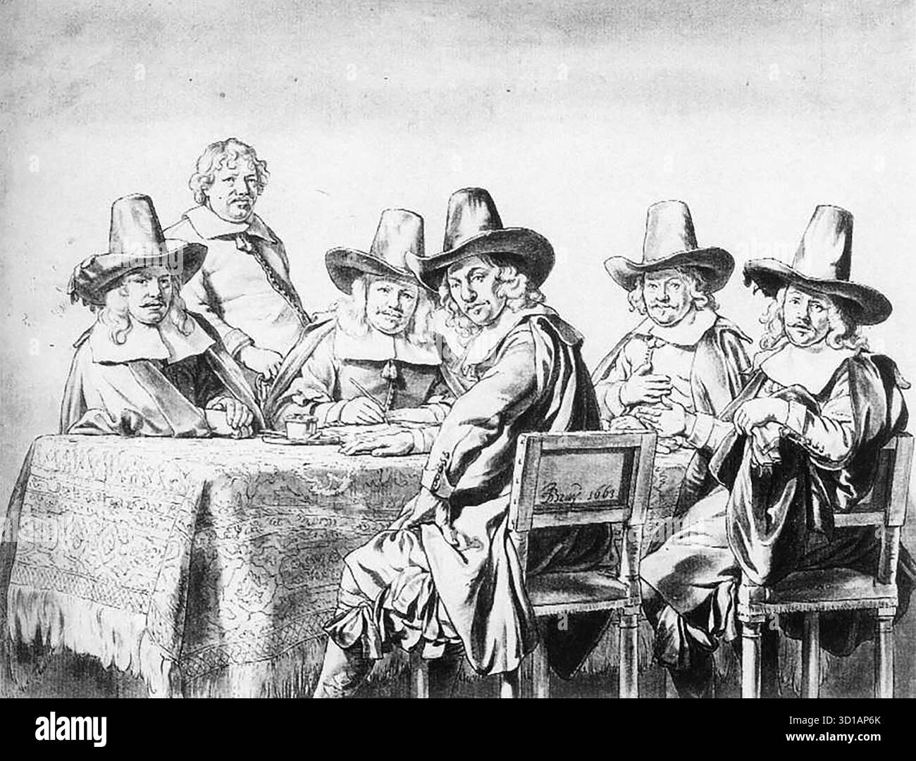 Haarlem school of painting Black and White Stock Photos & Images - Alamy
