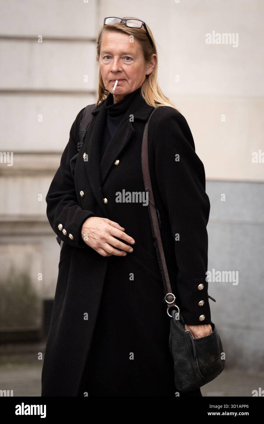 Tracey Smith, 58, outside Westminster Magistrates' Court, central ...