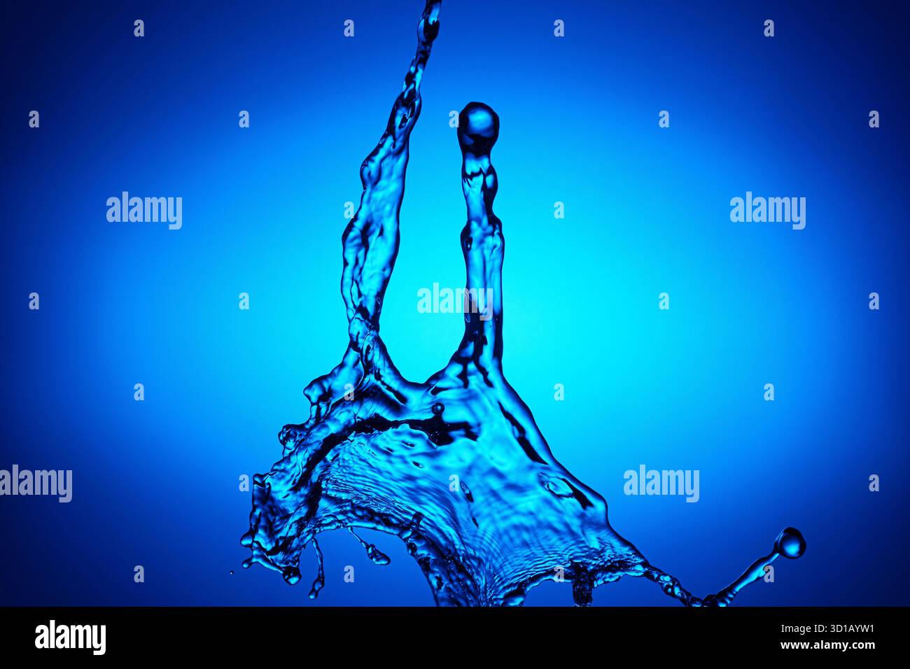 Splash Tower with Crowned Tip Stock Photo - Alamy