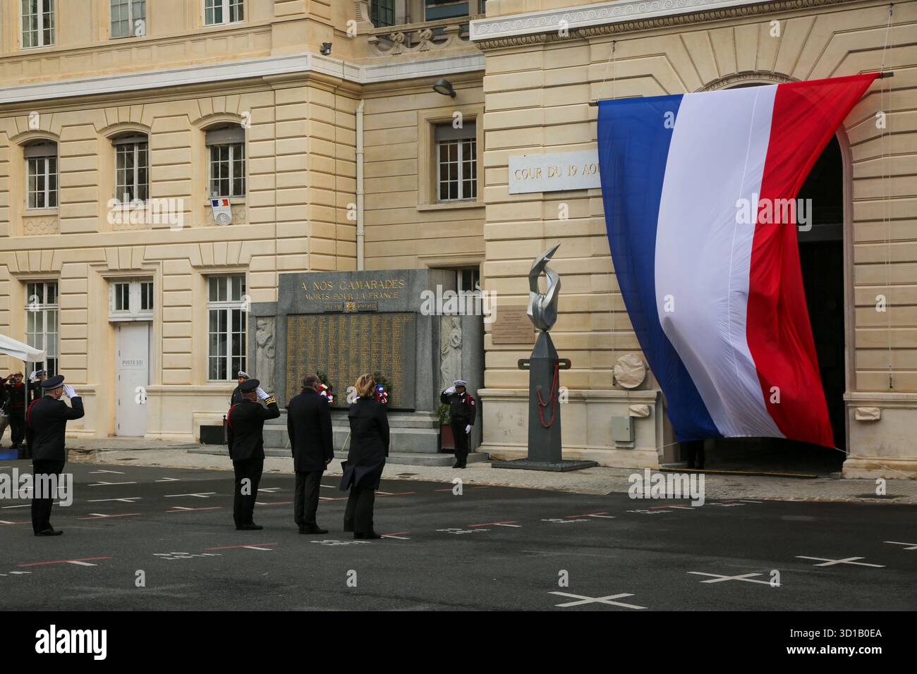Installation ceremony of the new police prefect (commissioner) of Paris ...