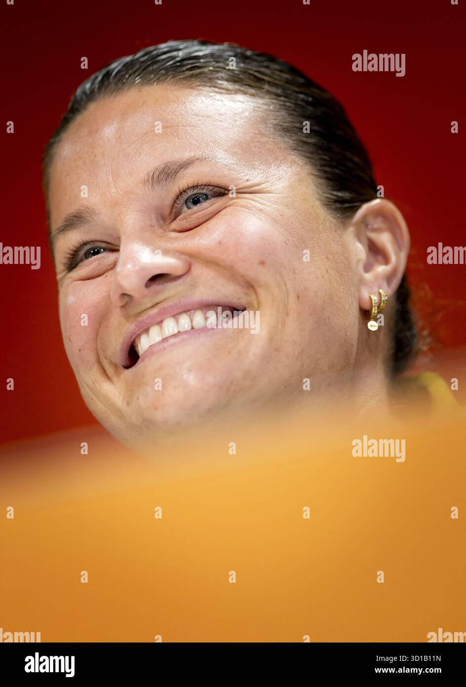 ZEIST - Sherida Spitse during the Dutch women's national team's press ...