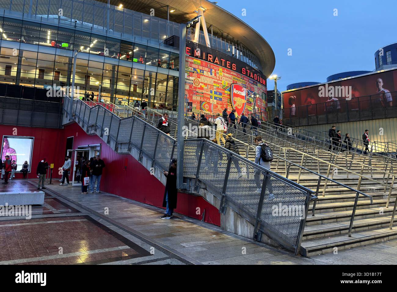 General View of the Emirates Stadium - Arsenal v Crystal Palace ...
