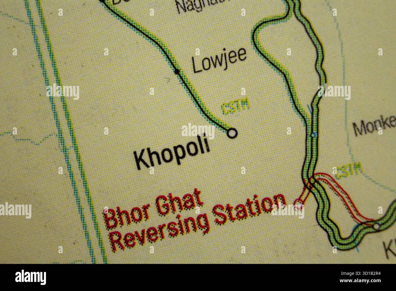 Khopoli - India Railways junction schematic transport map train station ...