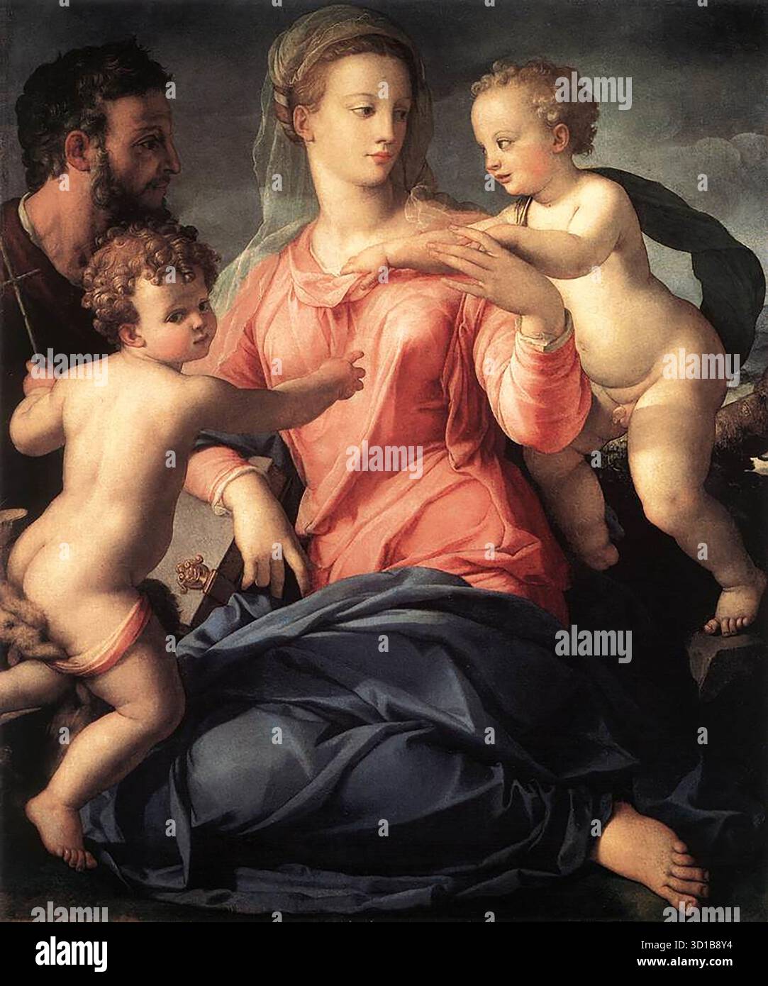 BRONZINO, Agnolo (b. 1503, Firenze, d. 1572, Firenze) Holy Family 1555 ...