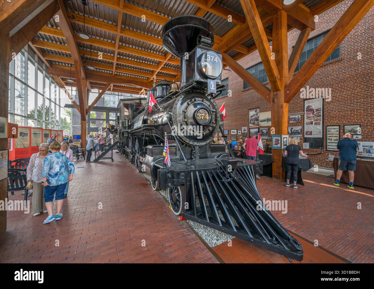 Canadian Pacific steam locomotive 374, Roundhouse Community Centre ...