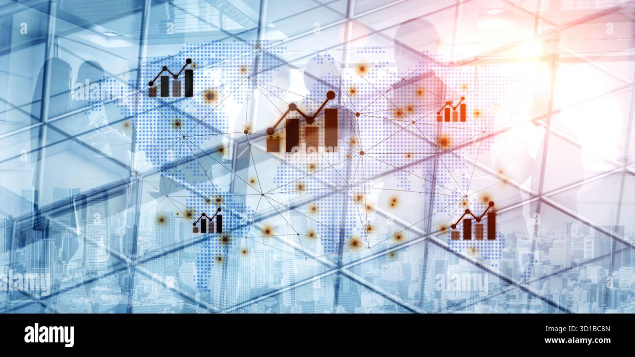 Visualization of global economic growth and stock market data ...