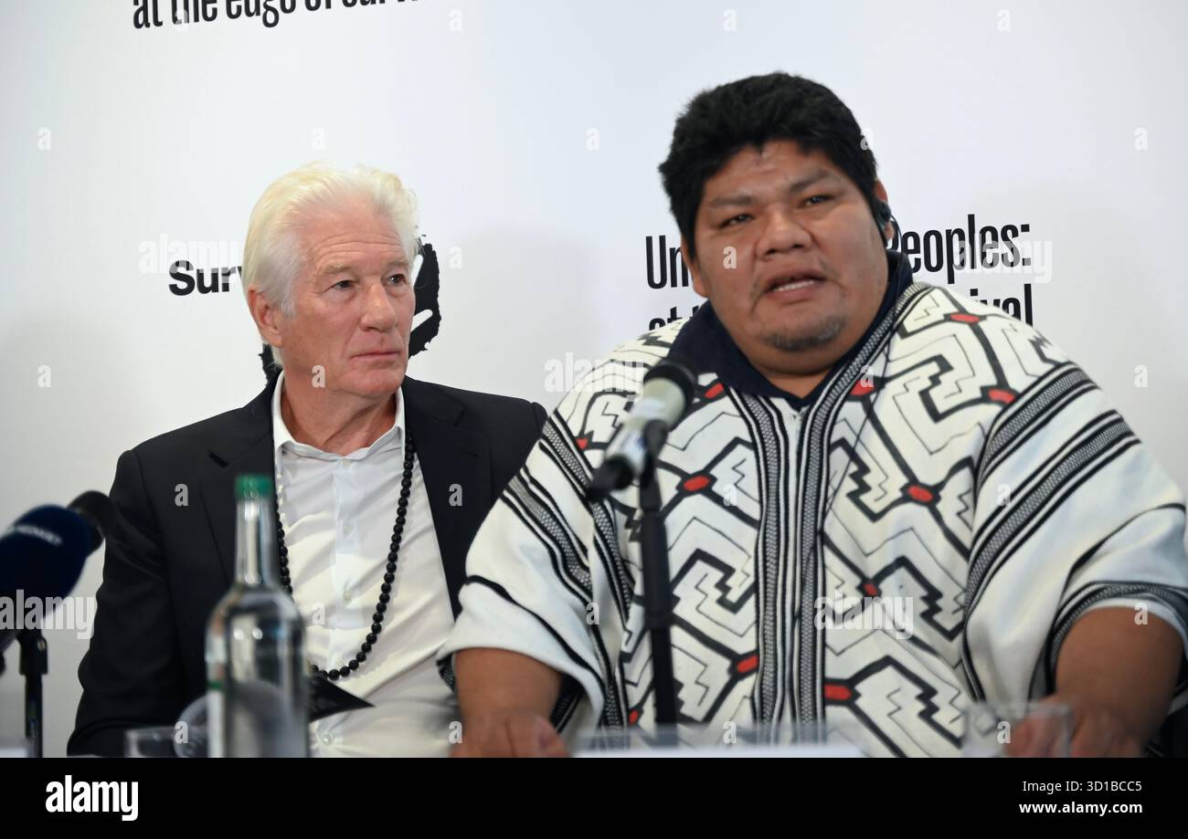 Actor and human rights campaigner Richard Gere spoke at the launch of ...