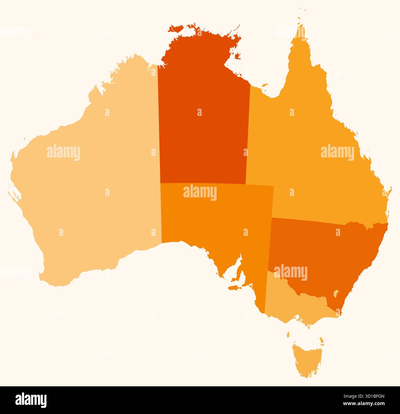 Australia Logo Map Of Australia With Country Stock Vector