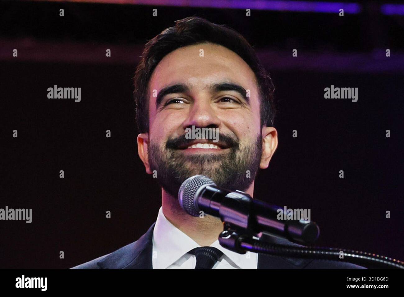FILE - New York City mayoral candidate Zohran Mamdani speaks during a ...