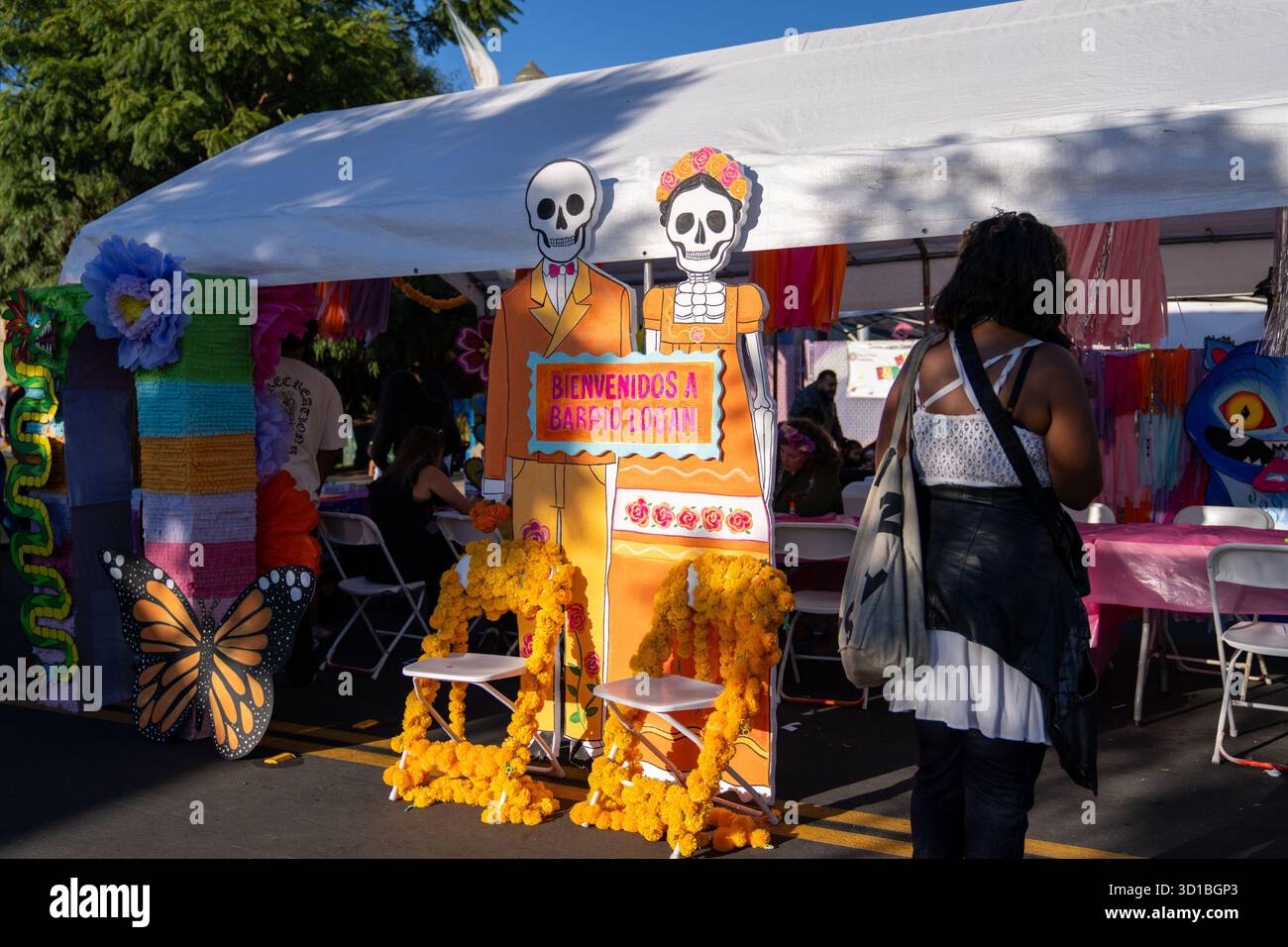October 26, 2025, San Diego, California, USA: A booth welcomes visitors ...