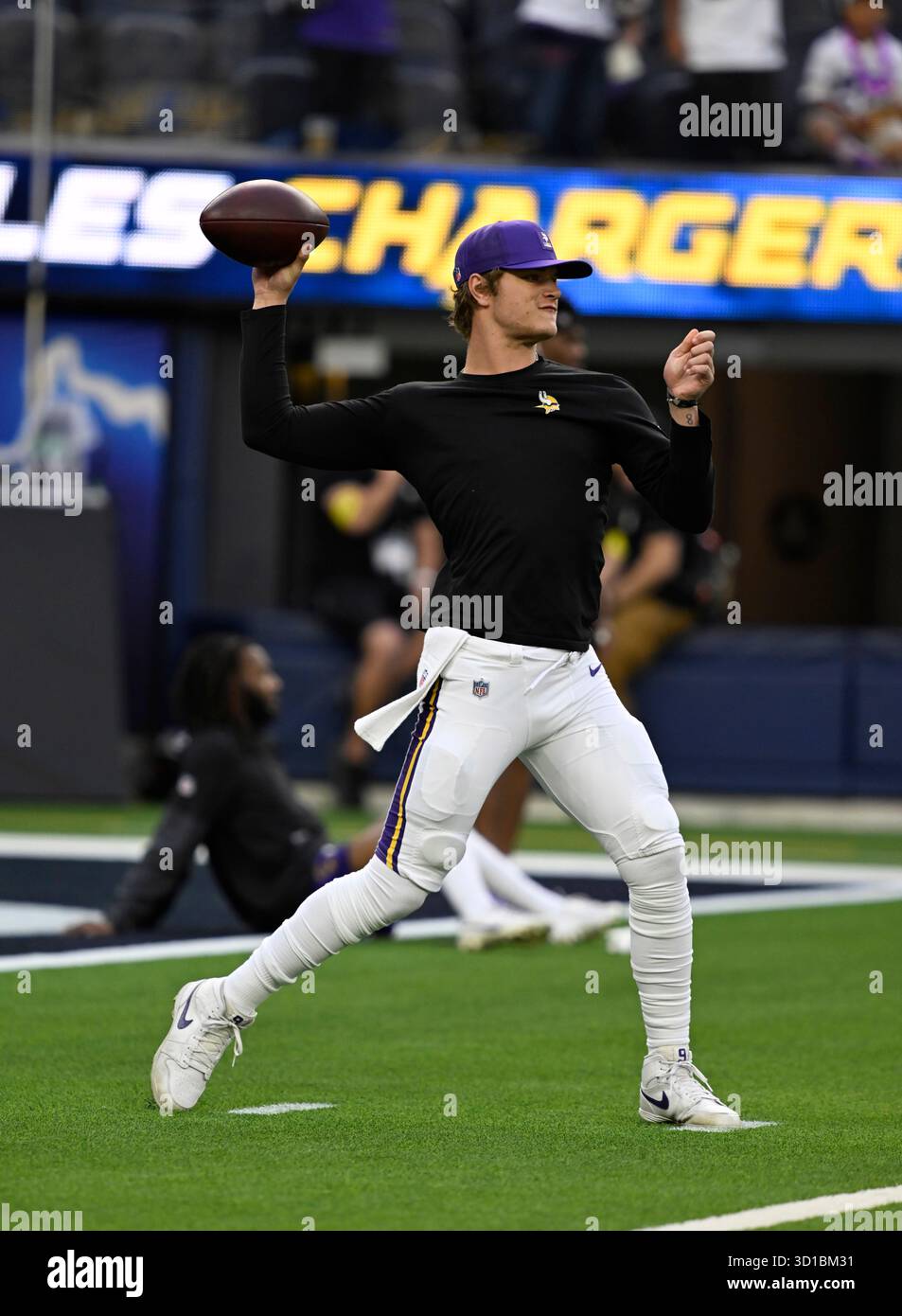 October 23, 2025 Minnesota Vikings quarterback J.J. McCarthy (9) in ...