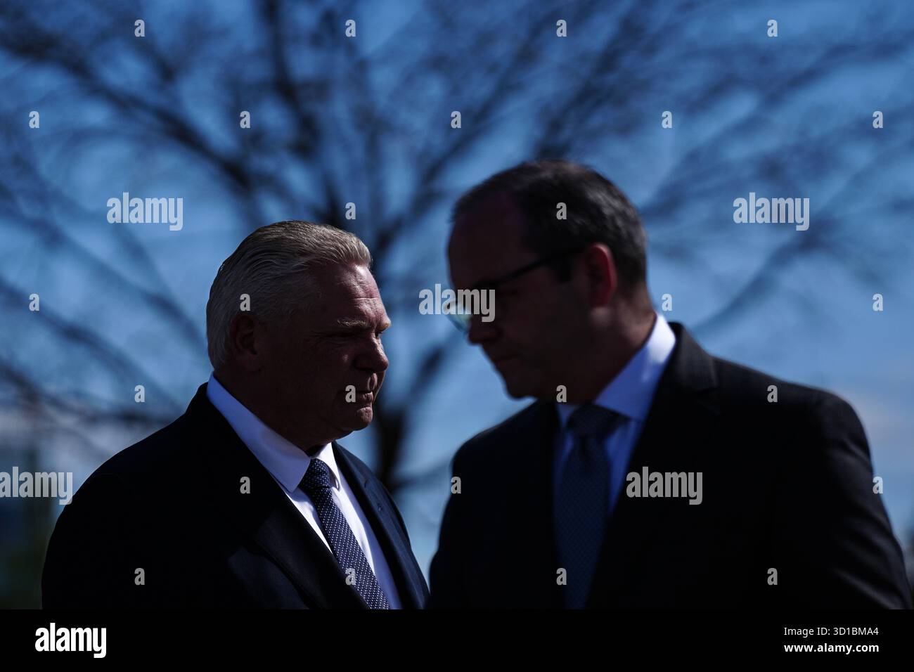 Ontario Premier Doug Ford and Attorney General Doug Downey attend an ...
