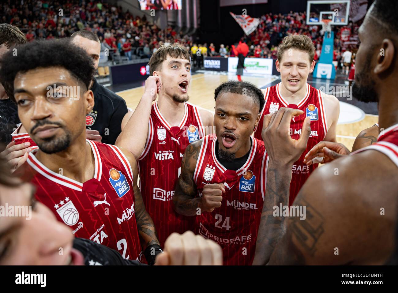 26 October 2025, Bavaria, Bamberg: Basketball, Bundesliga, Season 2025 ...